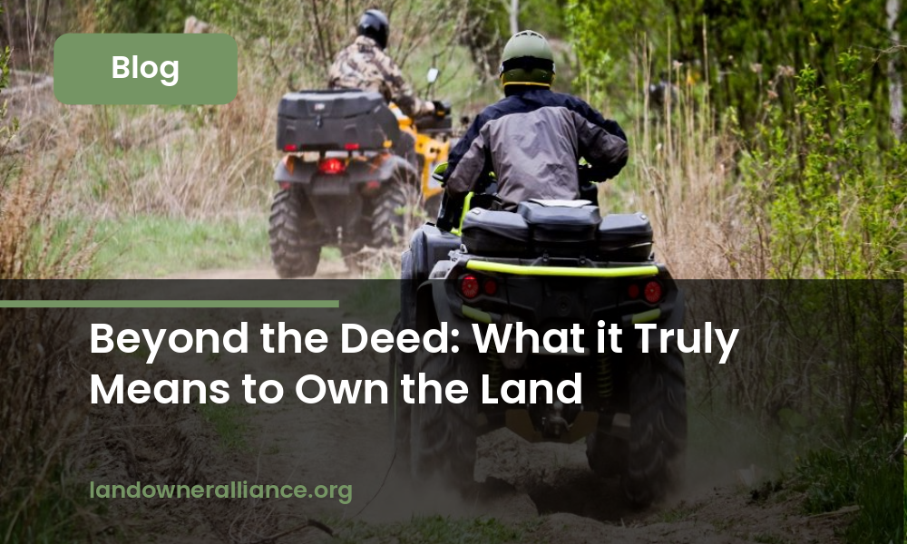 Beyond the Deed: What it Truly Means to Own the Land - American ...